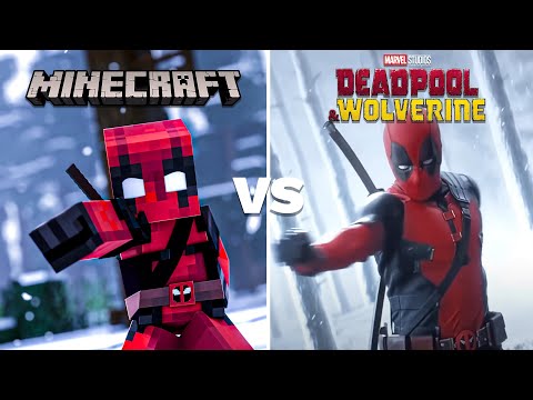 Deadpool & Wolverine Opening scene | Movie VS Minecraft Animation