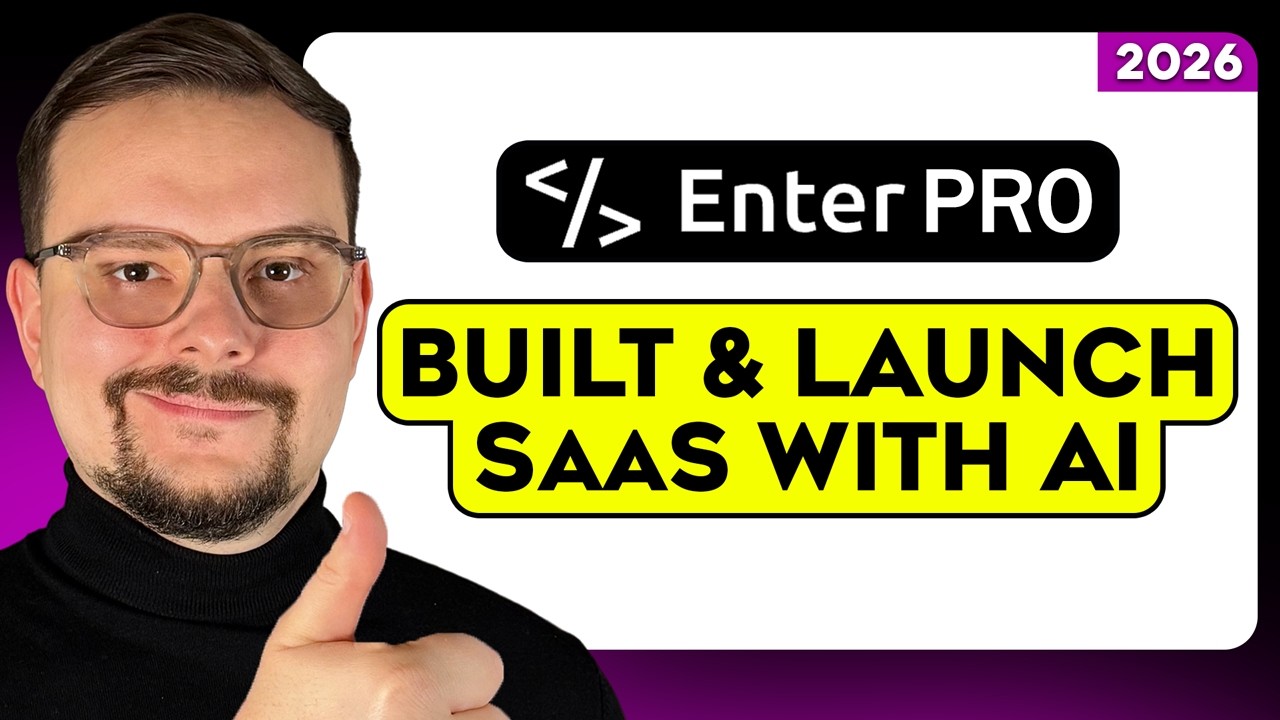 Enter Pro Tutorial - 2026 | How to Built & Launch a SaaS in 15 Min Without Coding