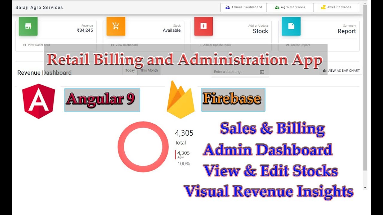 Retail Billing and Administration Application with Angular and Firebase