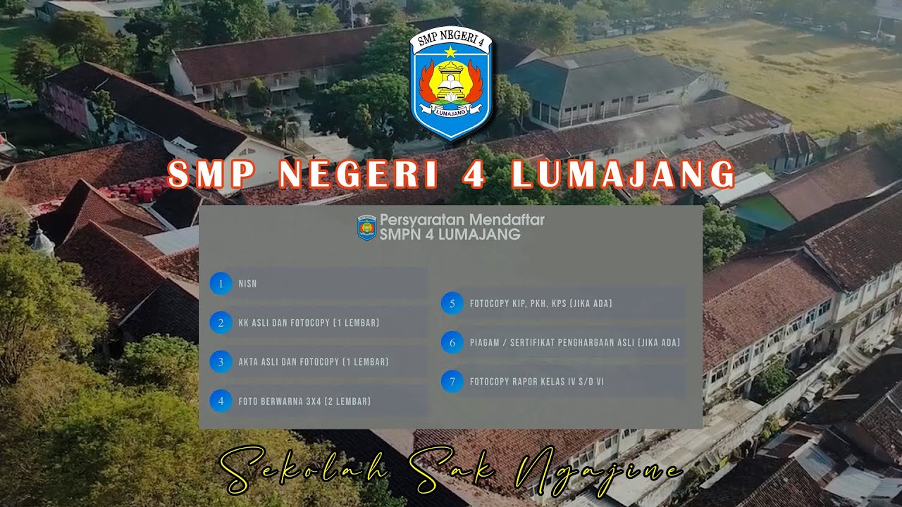 PROFILE SMP NEGERI 4 LUMAJANG (SEKOLAH SAK NGAJINE)