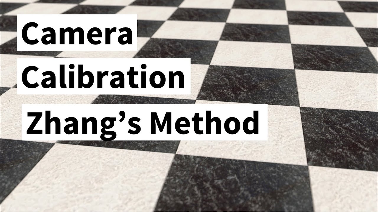 Camera Calibration using Zhang's Method (Cyrill Stachniss)