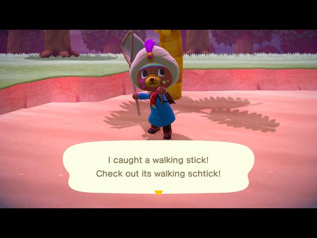 How to catch a walking stick in Animal Crossing: New Horizons