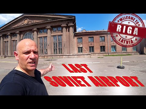 Visiting the LAST SOVIET AIRPORT in Riga, Latvia 🇱🇻