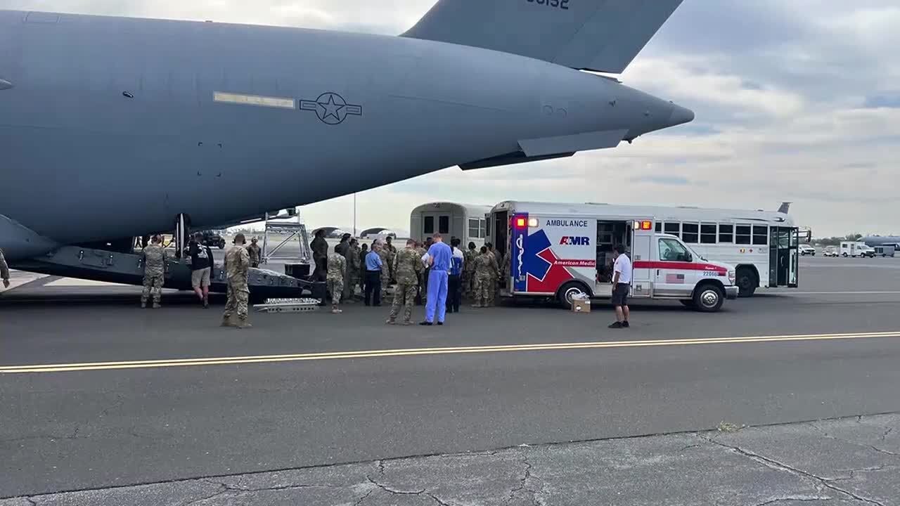 Six survivors of the New Year's fireworks explosion are flown to the mainland for treatment