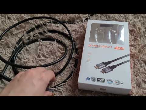 Кабель HDMI 2Е (AM/AM) v2.1 Ultra High Speed 3m, Black (2EW-1143-3M ...