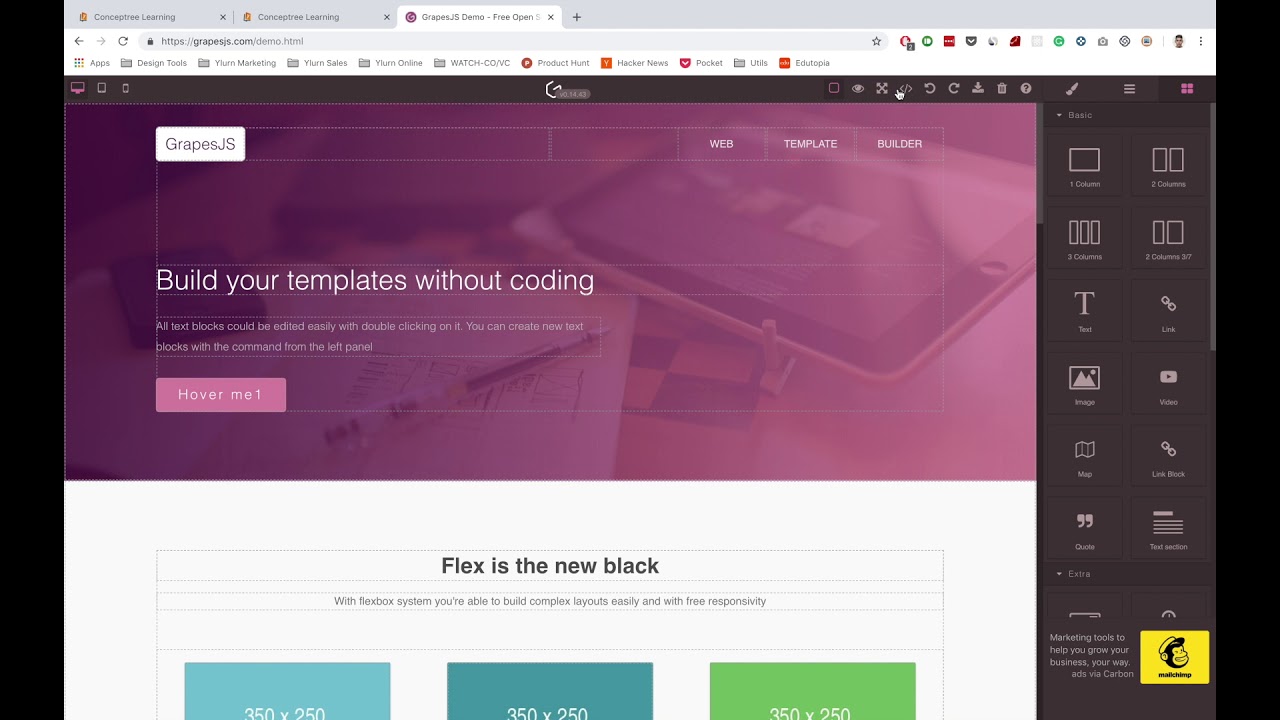 Admin Panel: Landing Page Settings