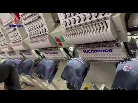 Richpeace Computer Embroidery Machine runs test and handover at ...
