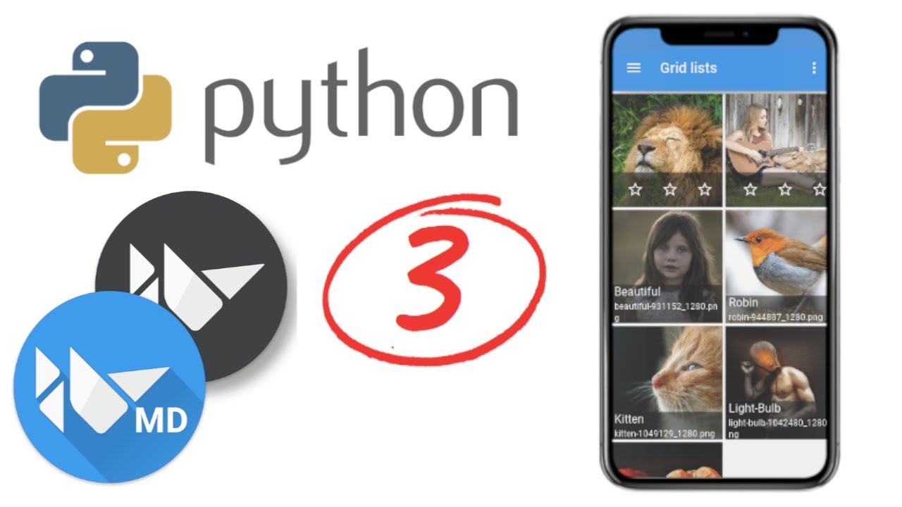 Learn to Make Beautiful Mobile Apps in Python | KivyMD Tutorial - NavigationDrawer and MD Icons