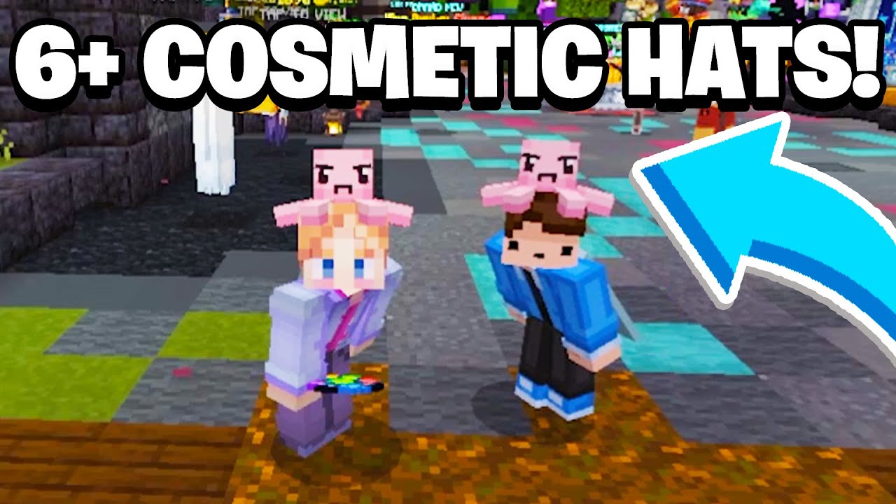 Hat Cosmetics Mod in HIVEMC! | 6+ HATS! (Octopus Plush, Gamer Headset & More!)