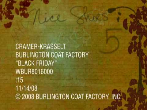 Burlington Coat Factory Commercial, Fall 2008 "black friday"