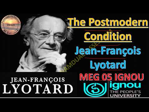 Lyotard’s The Postmodern Condition: Part 2 Exploration Video Lecture ...