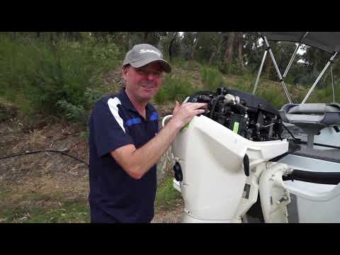 Lake Eildon Marine | Evin talks 50HP Evinrude Outboard