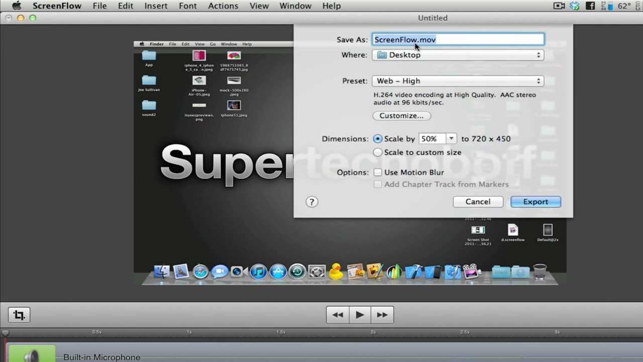 ScreenFlow Tutorial - Best Export Settings