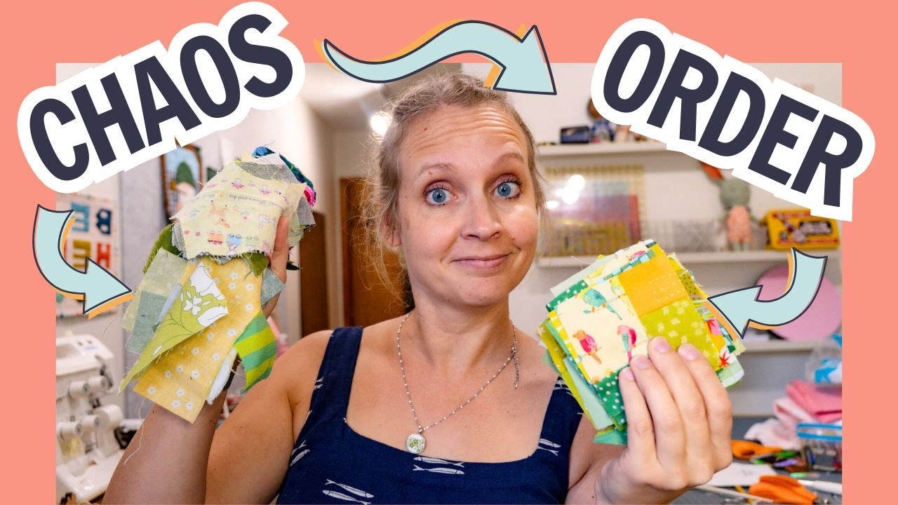 Wonky Four Patch! A solution for the littlest SCRAPS.