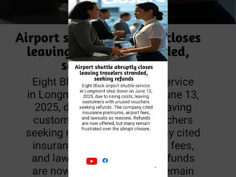 Eight Black airport shuttle service in Longmont shut down on June 13, 2025, due to rising costs,