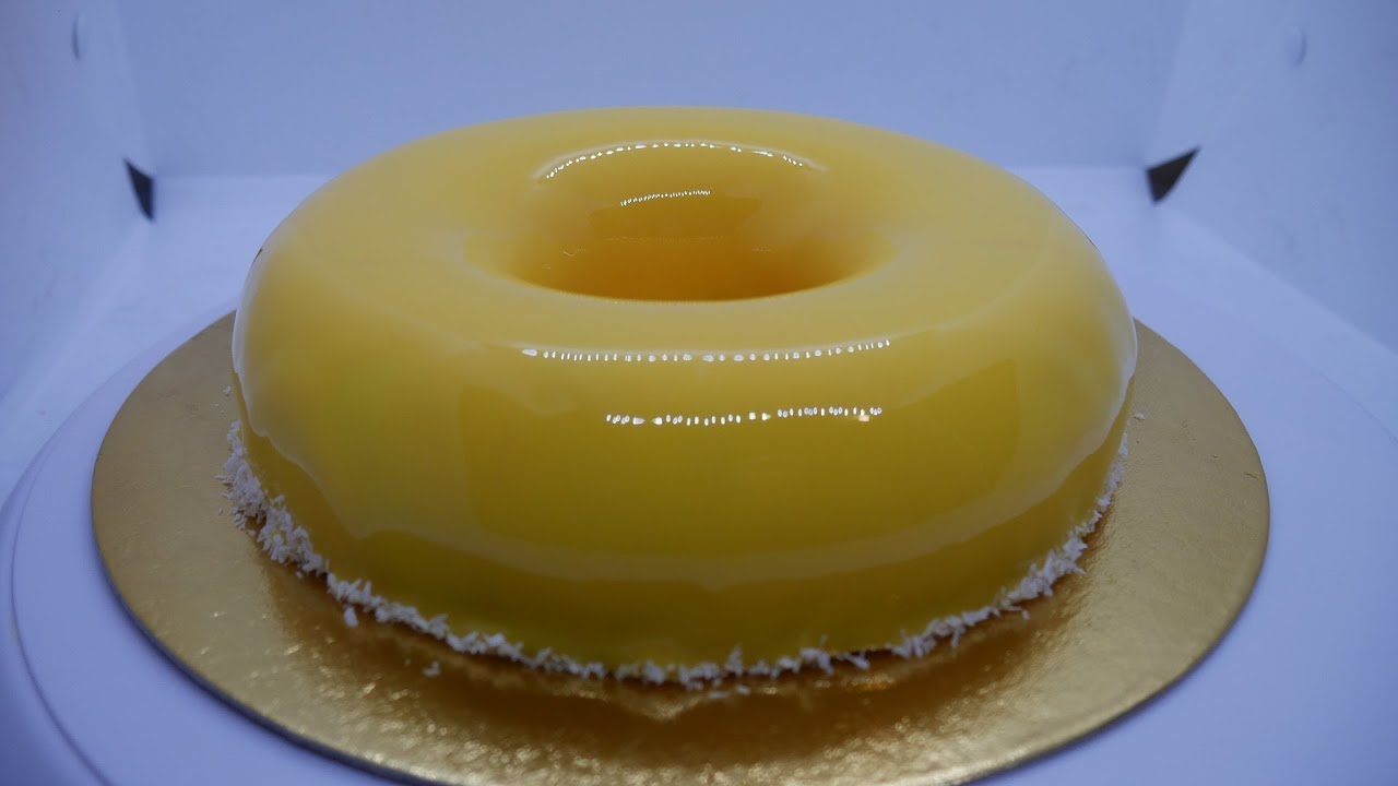 Mirror Mango Mousse Cake Recipe