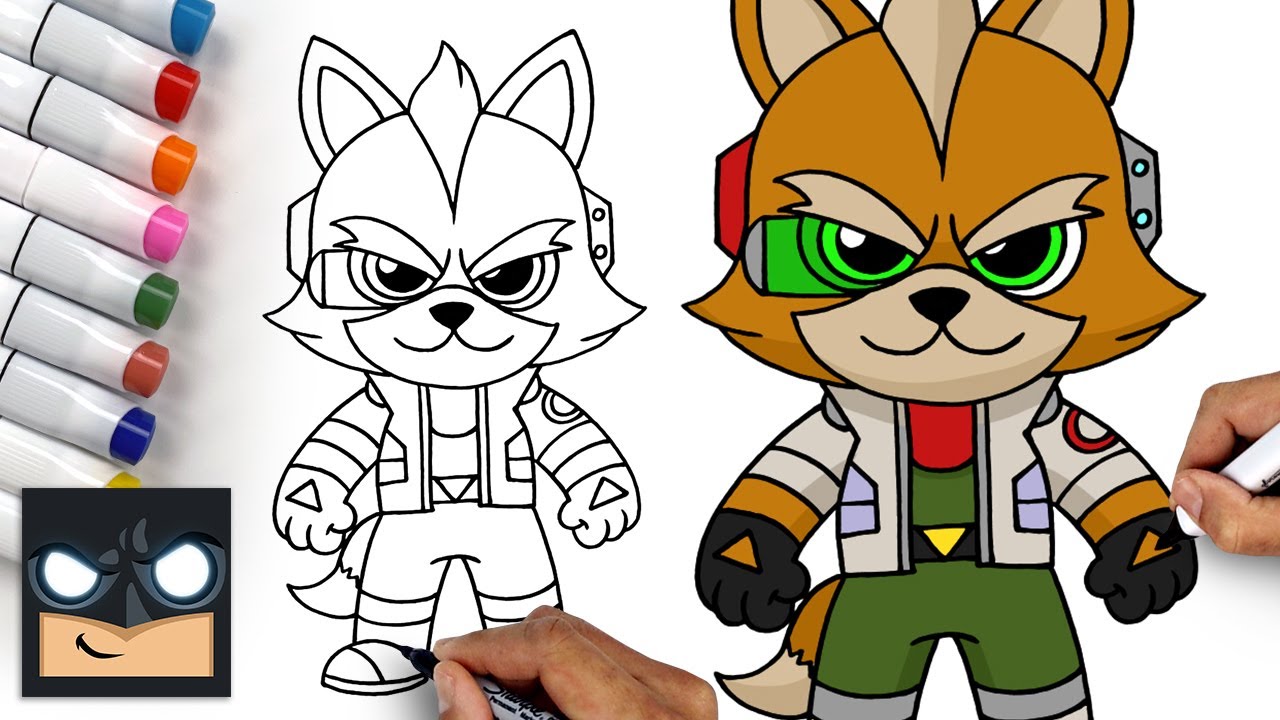 How To Draw Fox McCloud | Starfox