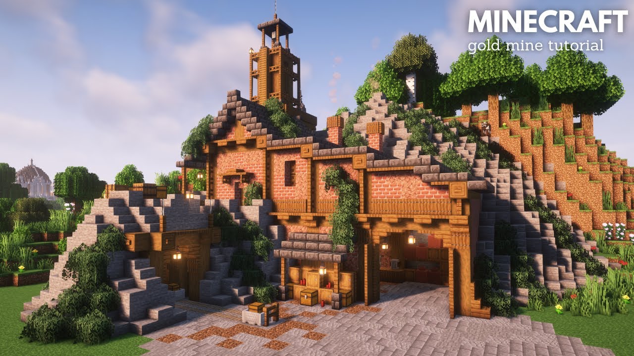 Minecraft: How to build a Medieval Gold Mine | Minecraft Tutorial ...