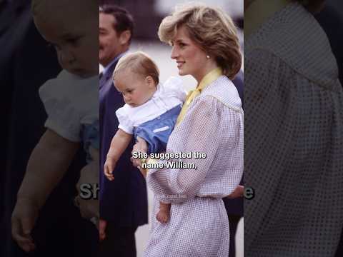 What did King Charles want to name Prince William? #princewilliam #princessdiana #kingcharles