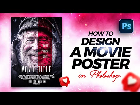 Movie Poster Design in photoshop + FREE PSD DOWNLOAD