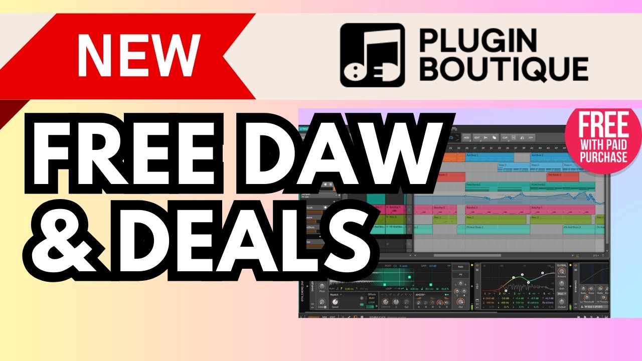 FREE Bitwig Studio 8-Track & Plugin Boutique Hacks Exclusive Plugin Boutique Deals You Can't Miss!