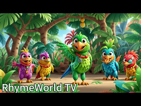 Parrot Groove | Kid's rhyming word | A Tropical Adventure for Kids |