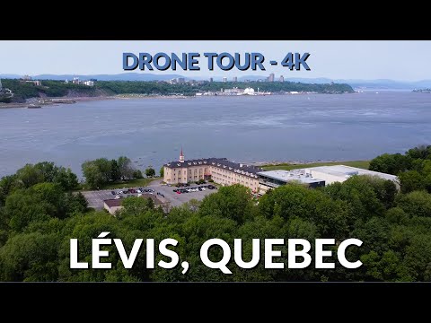 🇨🇦 Lévis, Quebec: A Spectacular Aerial Adventure! 🚁✨ 4K Drone Footage 🛩️