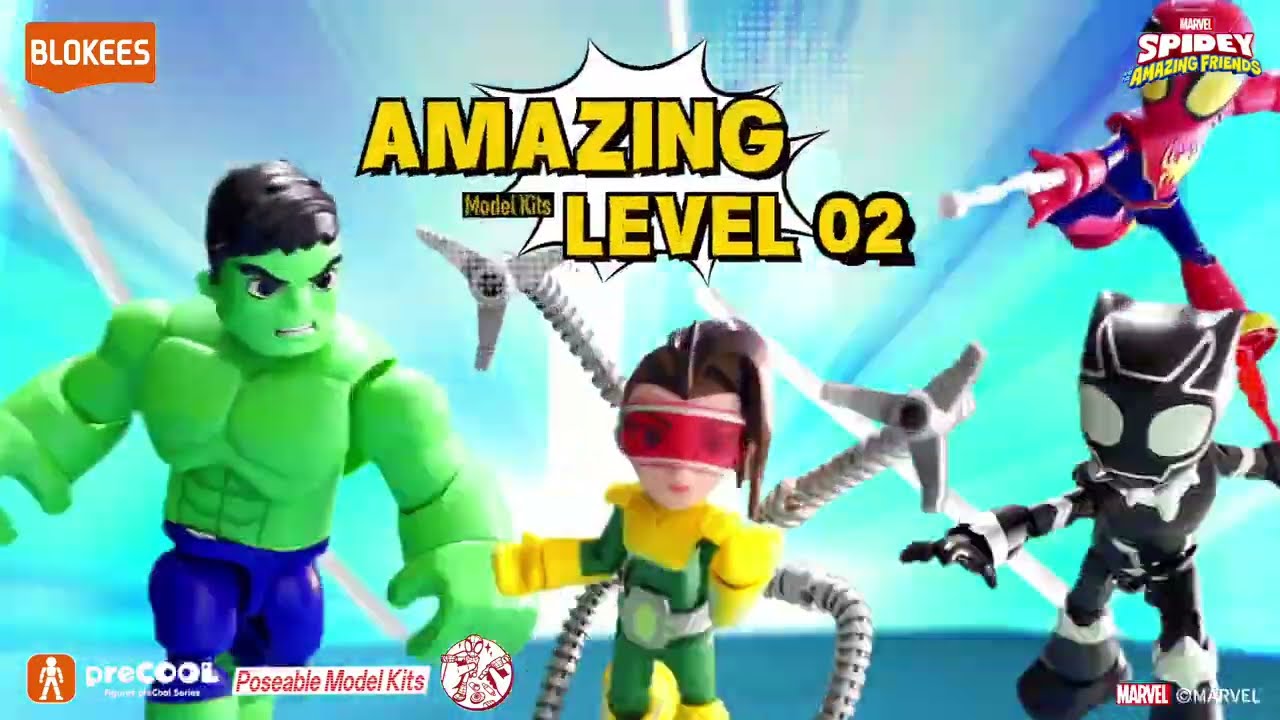 Blokees Marvel Spidey and his Amazing Friends Amazing Level 02 collection
