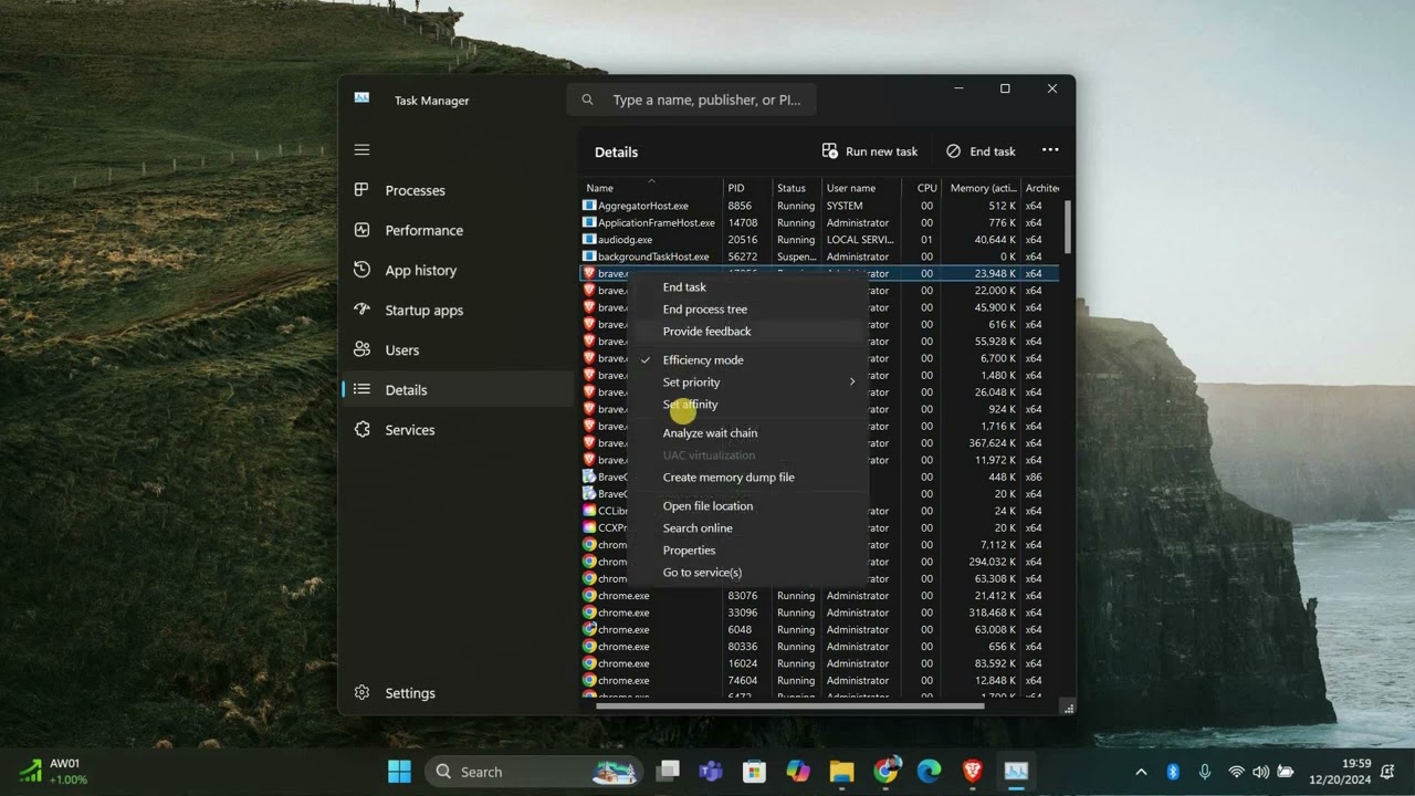 How To Set Processor Affinity For An Application In Windows 11