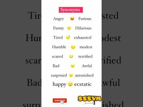 Synonyms#Shorts