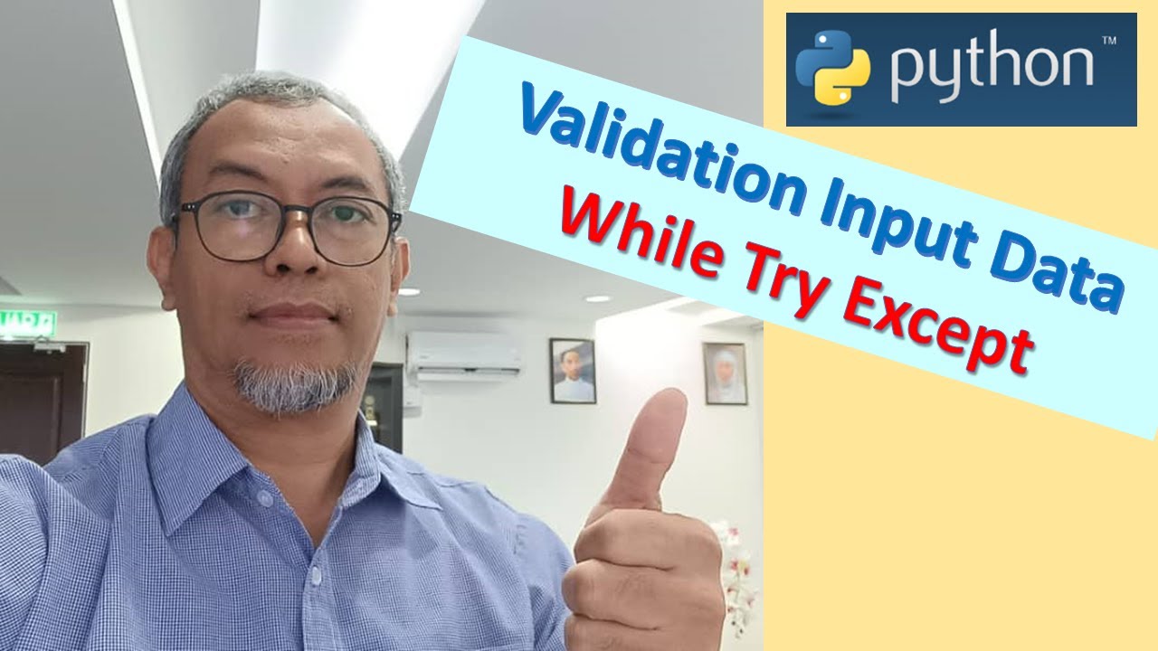 Python: Validation Input Data Using While Try Except