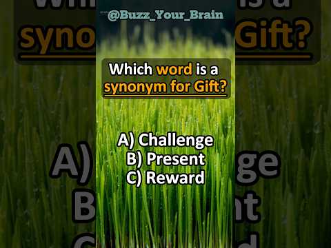 Synonyms Quiz - Comment How many get it?#facts #triviachallenge #interestingfacts #quiz #fypシ #fyp