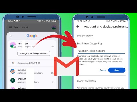 Cách thay đổi tên ID Gmail trên thiết bị di động