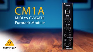 Behringer CM1A MIDI to CV Converter Module for Eurorack - Andertons ...