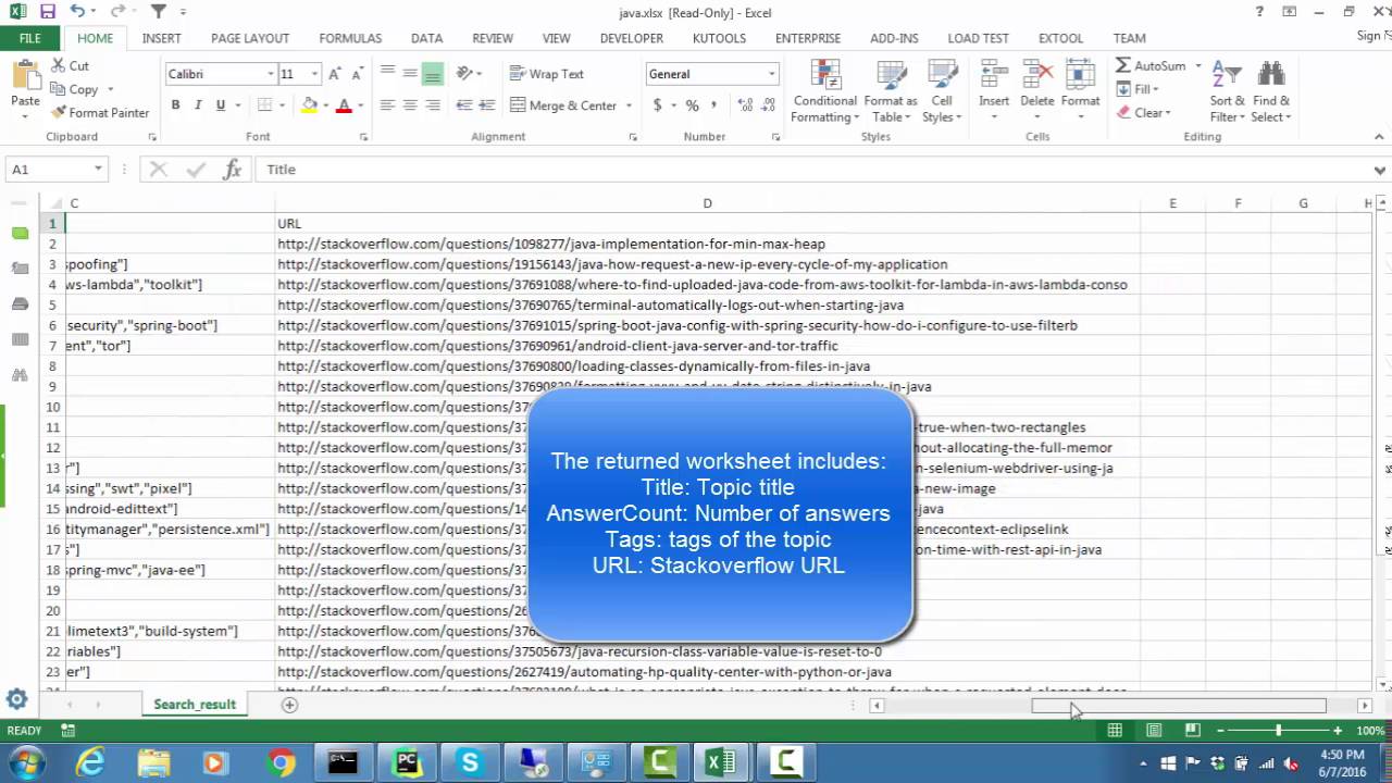 StackOverFlow Search