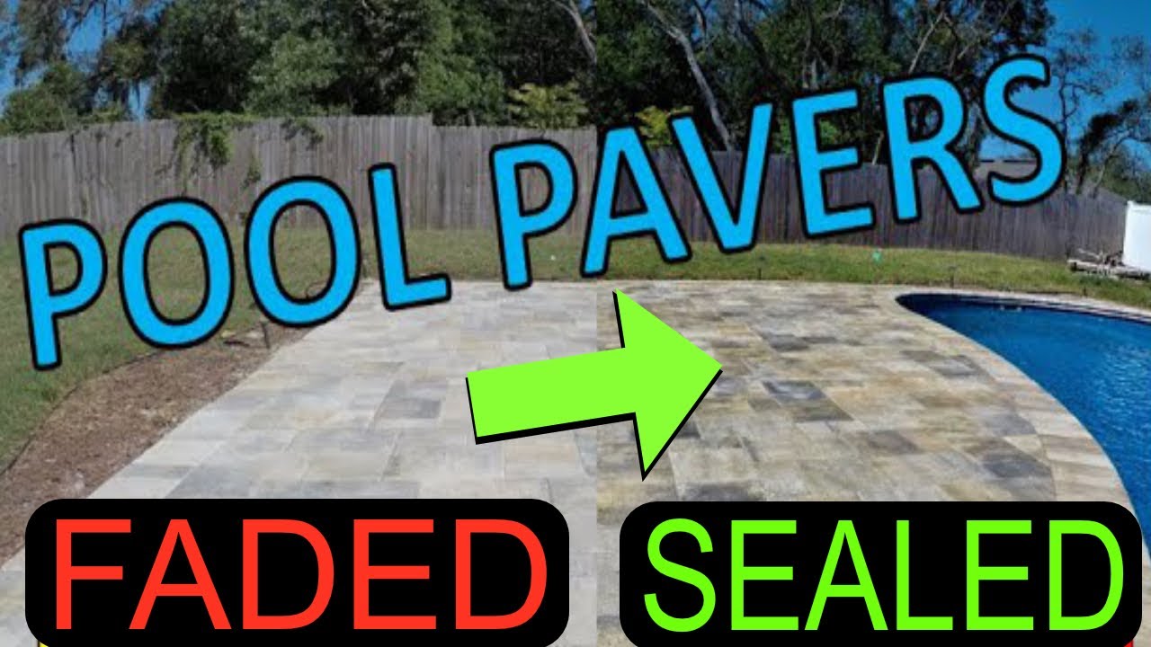 HOW TO Seal Pavers & Pool Coping | Using A Garden Sprayer DIY