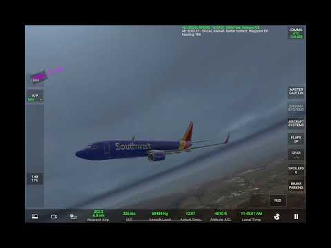 Southwest Airlines from San Diego airport (ksan) to Palm Springs (kpsp)