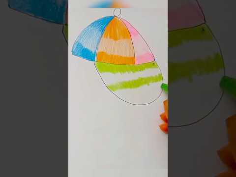 Drawing cap π§’ for kids step by step #shorts