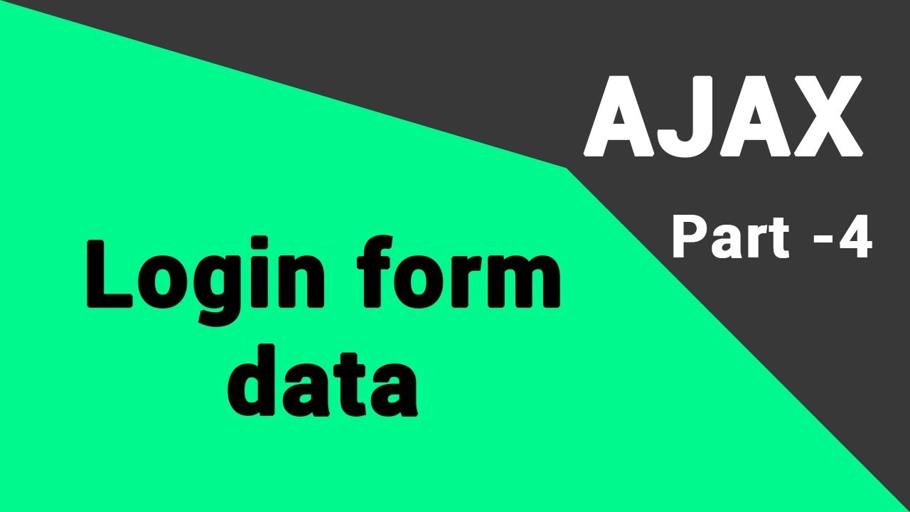AJAX & PHP Tutorial | Login Through Ajax (Part 4)