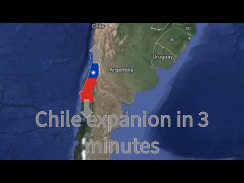 Expantion of Chile on Google maps