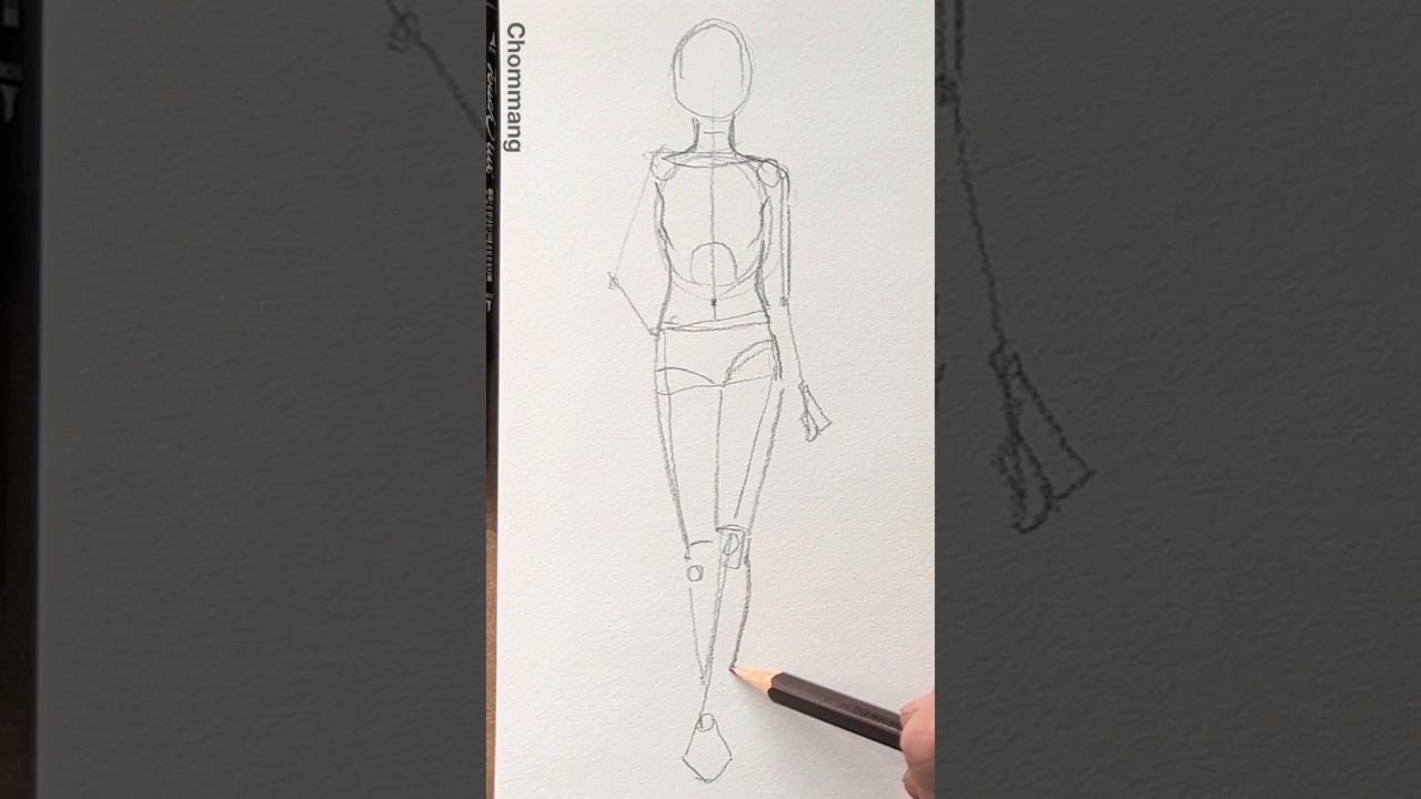 Walking pose Drawing / Croquis