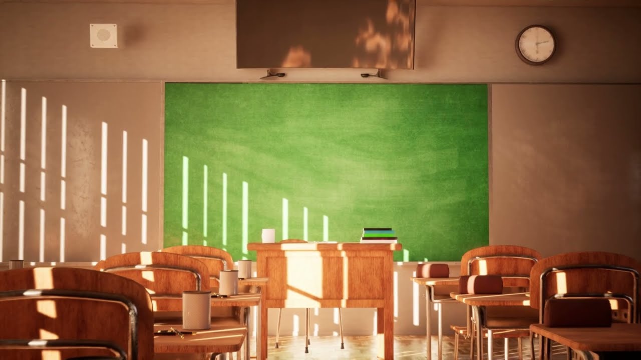 Classroom Environment Pack | 40 Optimized PBR Assets on Fab