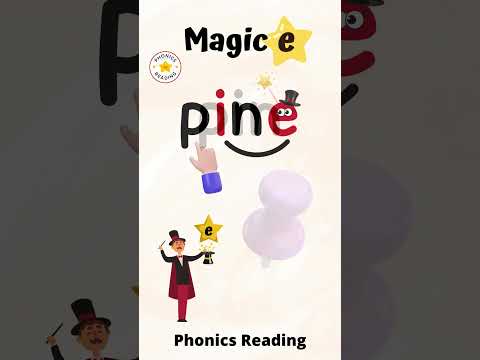 Magic e Word Pin -Pine