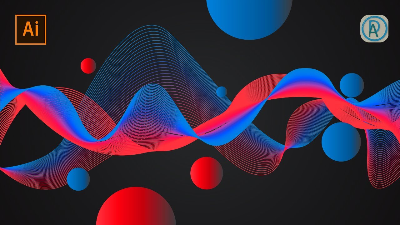 How to Make Elegant Abstract Vector Backgrounds | #19 Adobe Illustrator Tutorial