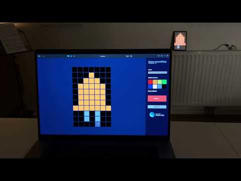 GitHub - mvaneijgen/wled-draw-something: Draw pixel art for your 2D matrix setup