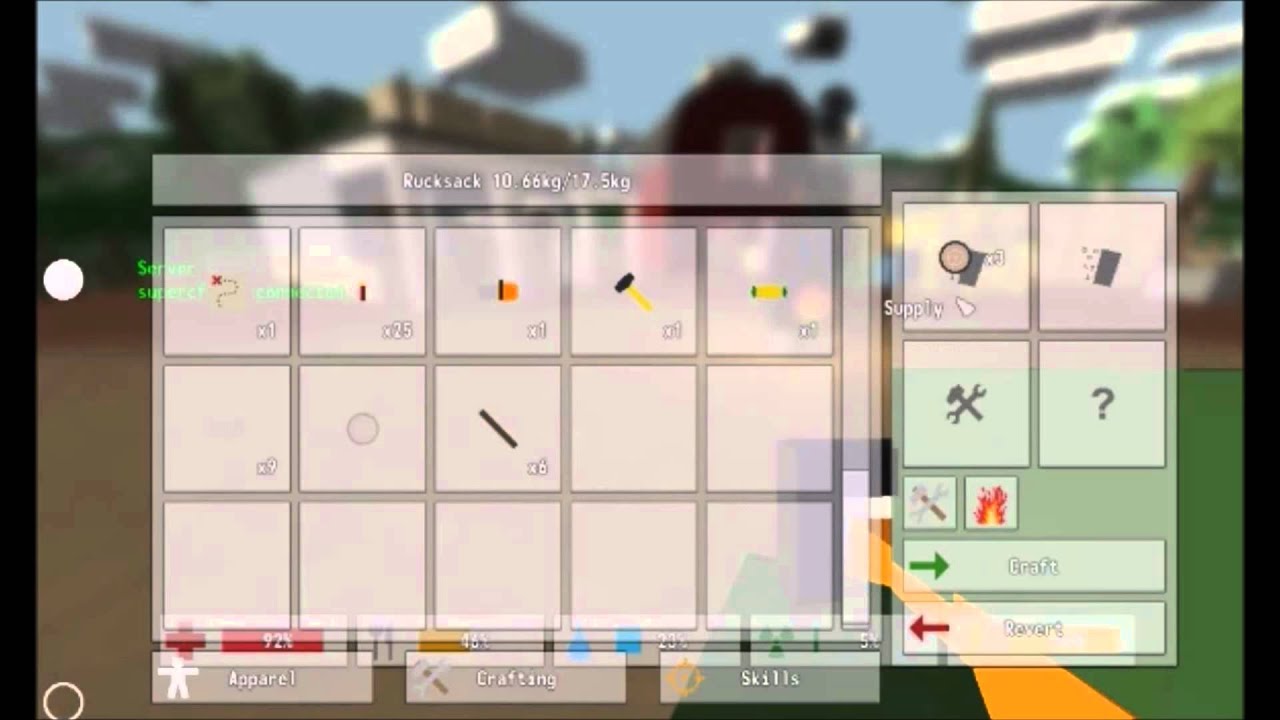 Unturned: Best Home Defense - Barbed fence (How to craft)