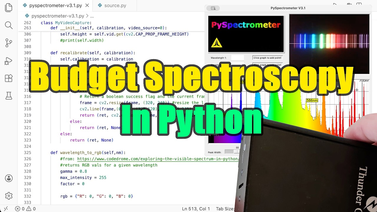 Budget Spectroscopy With Python | Programming & Data Science