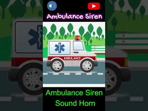 Ambulance Siren Sound Horn - ambulance siren sound effect #ambulancesound #ambulancesiren