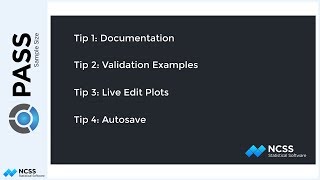 PASS Sample Size Software Videos | Sample Size Calculation Training