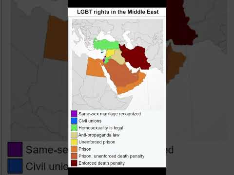 LGBTQ Rights In The Middle East Map